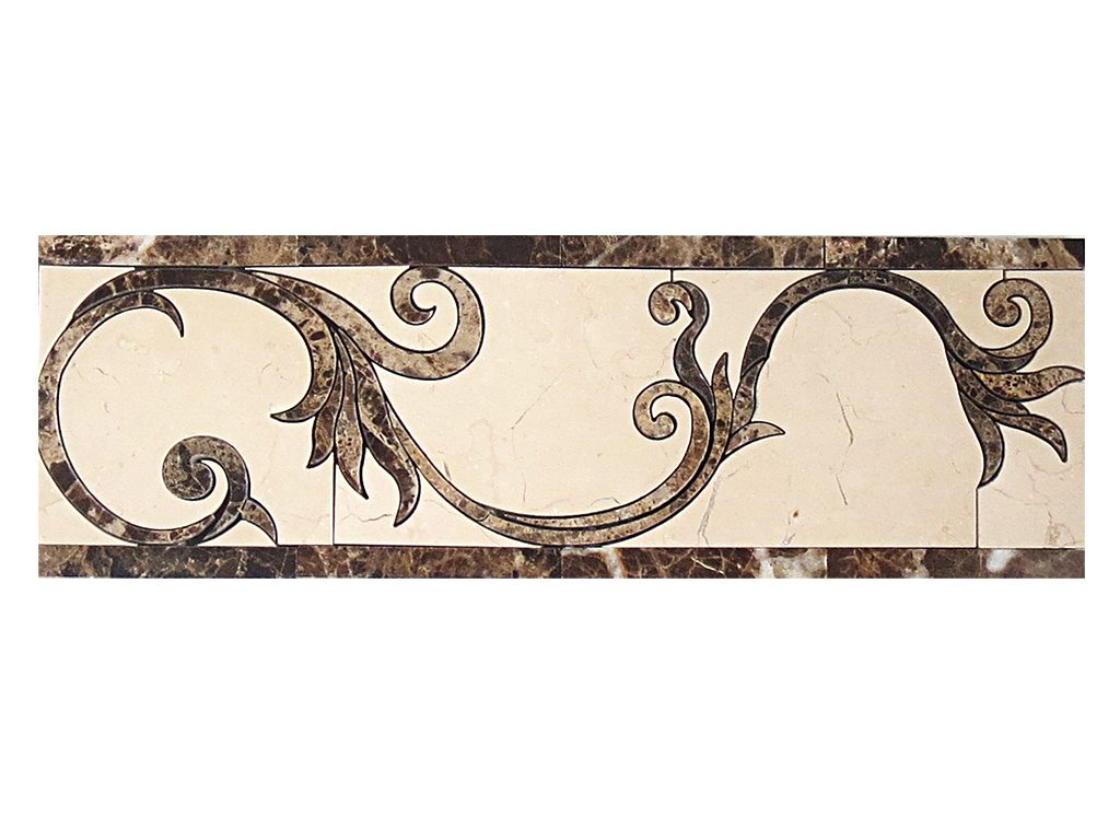 Marble Mosaic Border DS261-8 | https://miladmarble.rocmet.com/